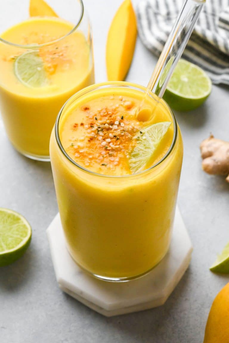 5-Minute Mango Turmeric Ginger Smoothie