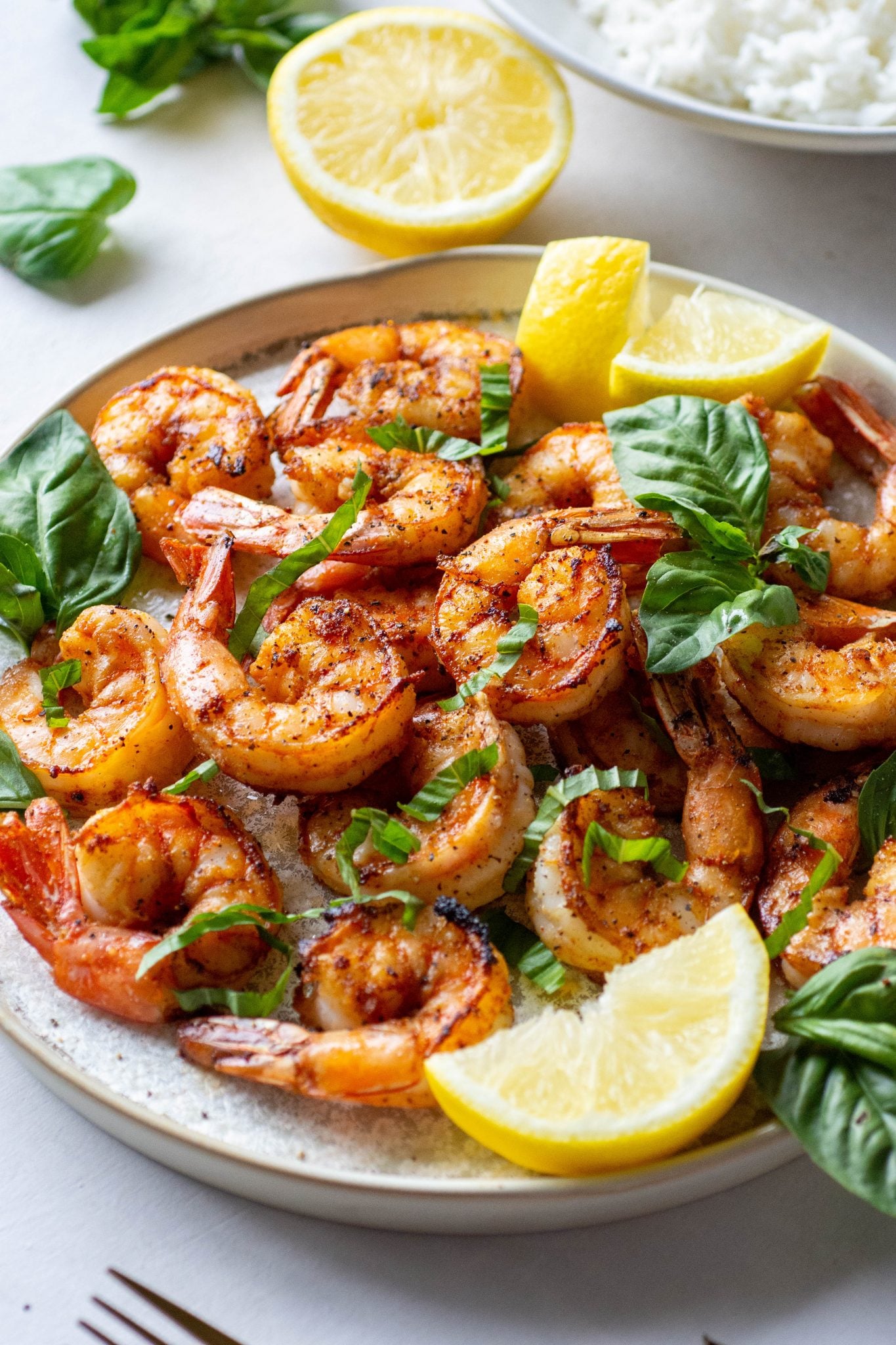 20-Minute Garlic Basil Sautéed Shrimp (Dairy Free)