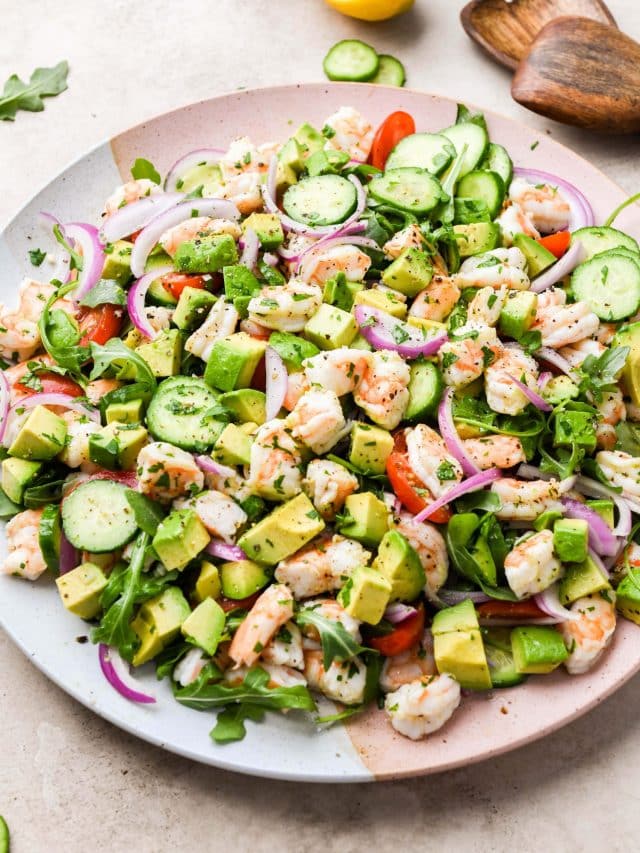 Quick Cold Shrimp And Avocado Salad Story - nyssa's kitchen