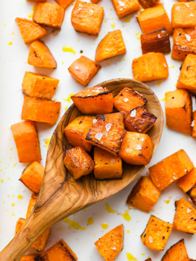 Healthy Roasted Sweet Potatoes Story - nyssa's kitchen